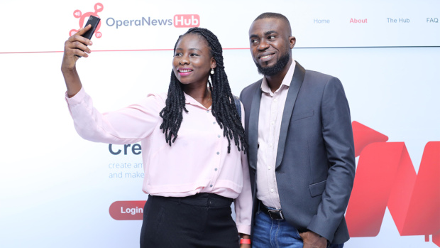 This is how Opera celebrated the launch of Opera News Hub in ...
