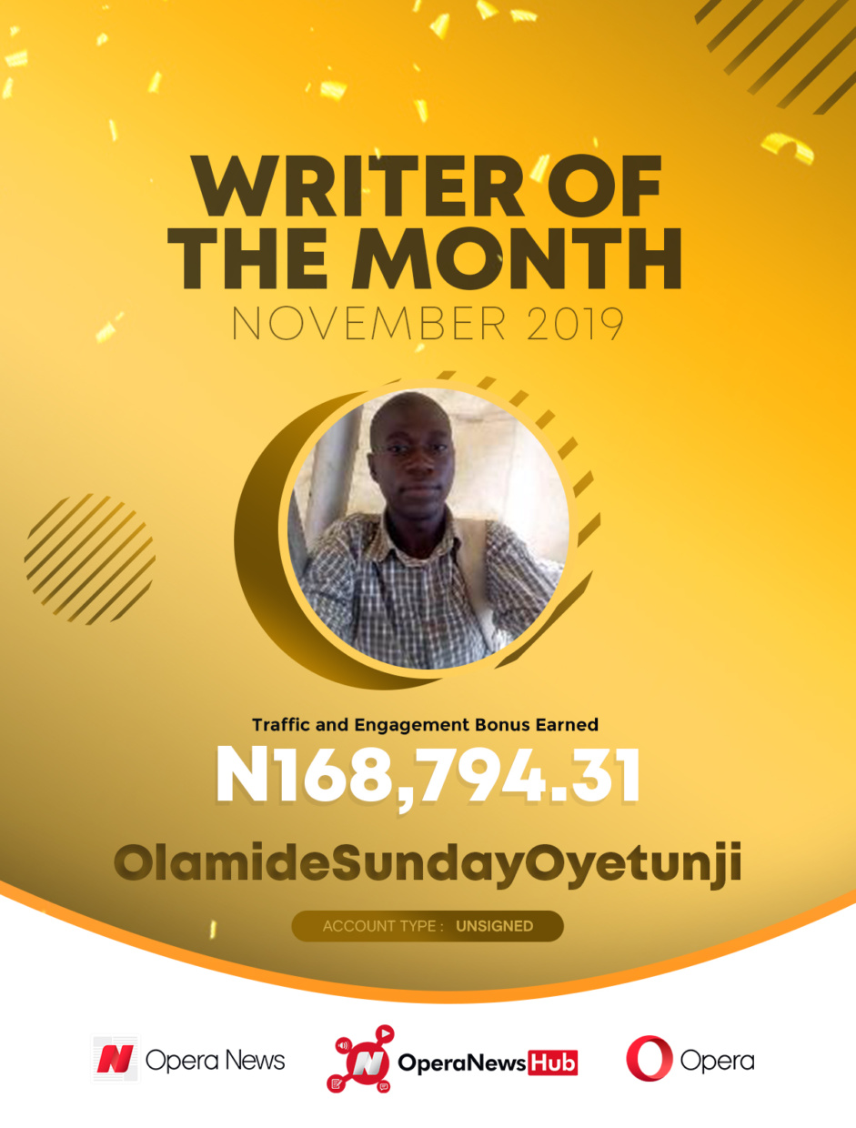 Opera News Hub’s top performing articles and writers for NovemberOpera ...