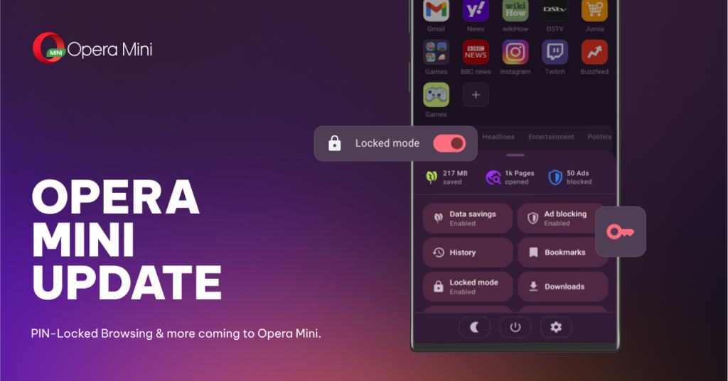 Opera introduces PIN-Locked browsing and adapative visual bookmarks ...