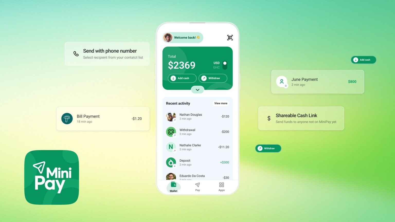 MiniPay now available globally as standalone app for iOS and Android ...