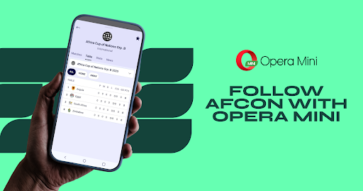 Opera Mini Sets the Standard for Following AFCON 2025 - Opera ...