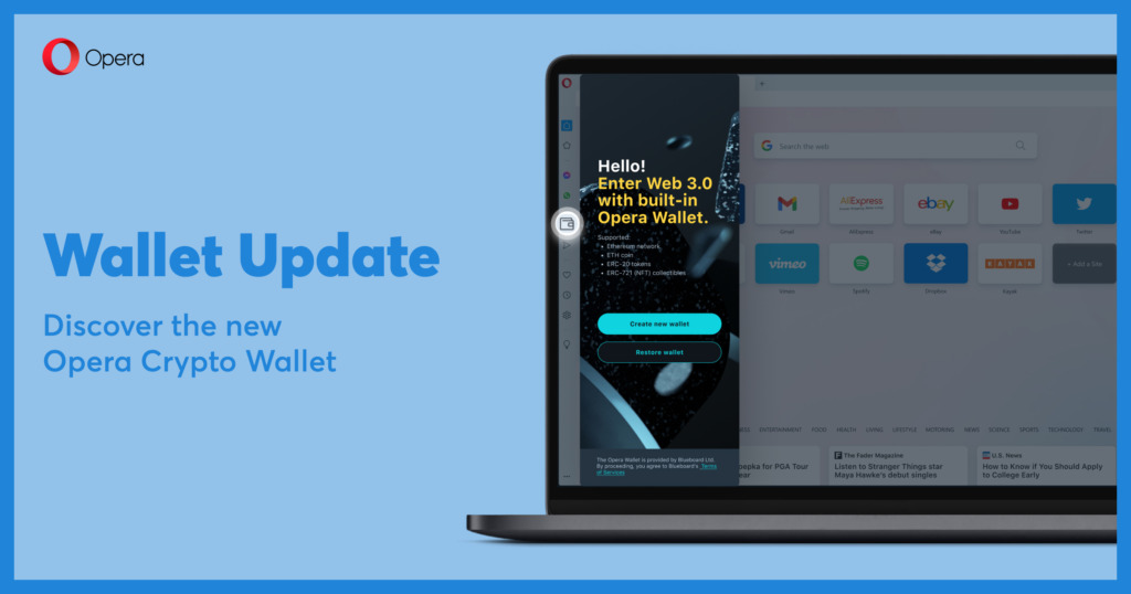 Opera desktop gets a crypto wallet upgrade - Blog | Opera CryptoOpera ...