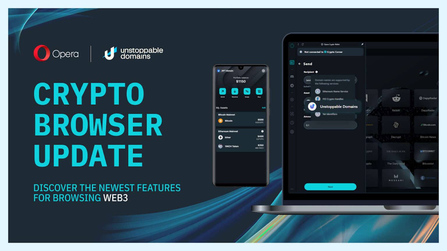 Opera Browser and Unstoppable Domains Expand Collaboration with Access ...