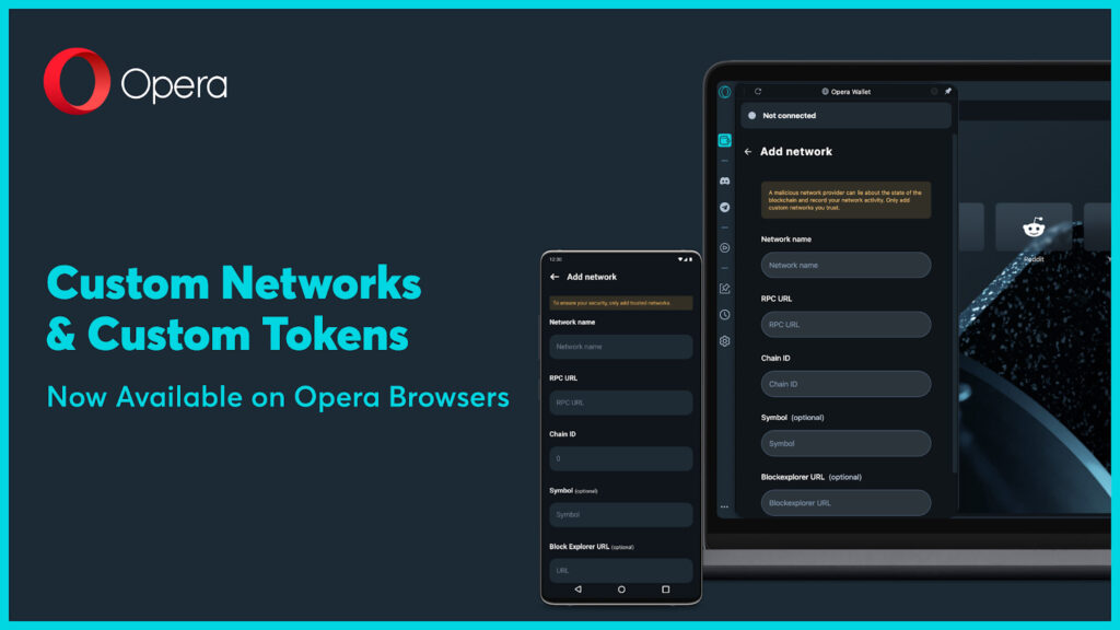 Opera Wallet Gets Better: Custom Networks and Tokens Feature Now Live - Blog | Opera CryptoOpera ...