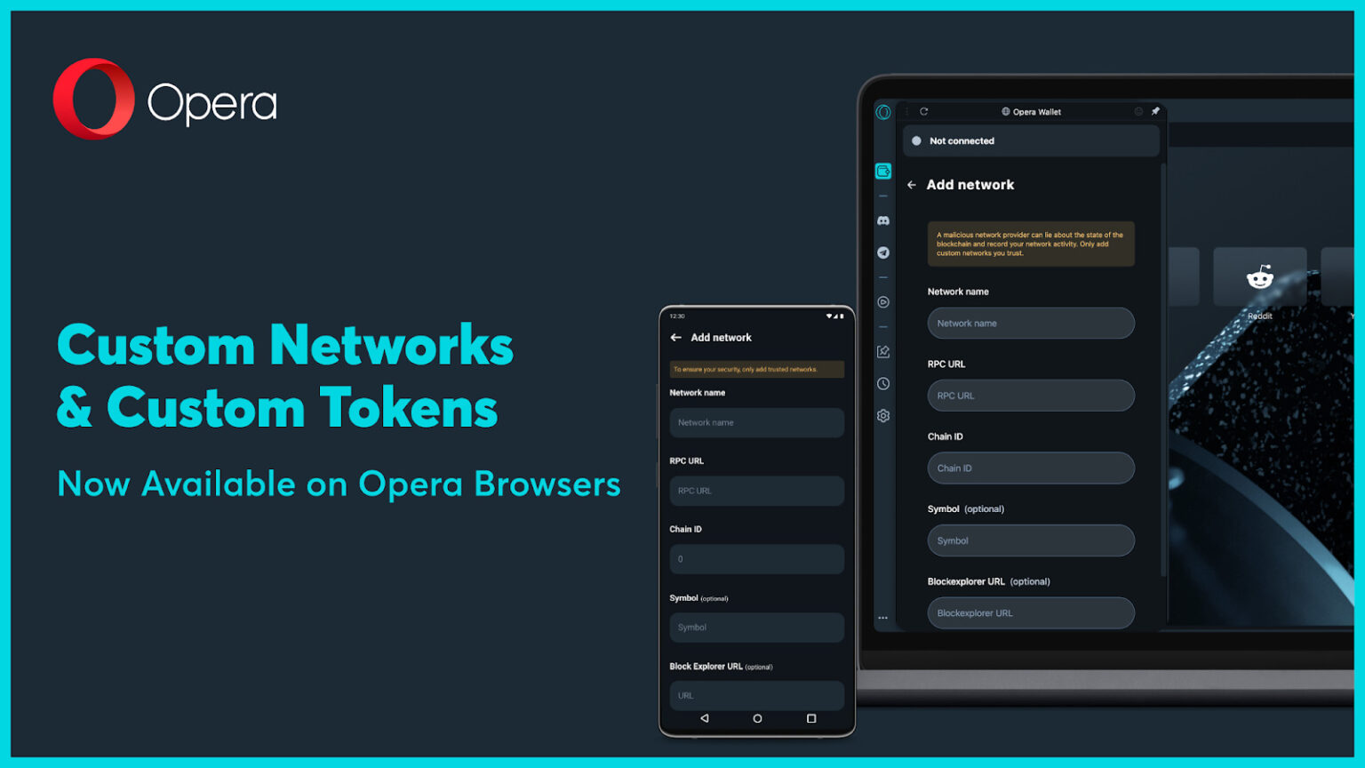 Opera Wallet Gets Better: Custom Networks and Tokens Feature Now Live ...