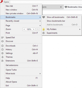 Opera Developer 25 update: A first glance at bookmarks - Blog | Opera ...