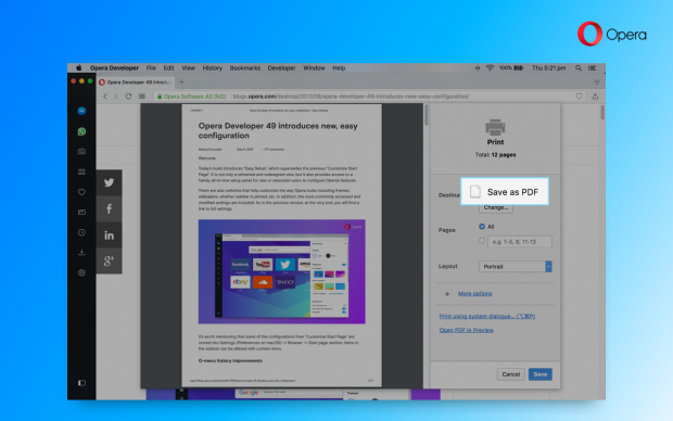 Opera Developer 50.0.2743.0 update - Blog | Opera Desktop