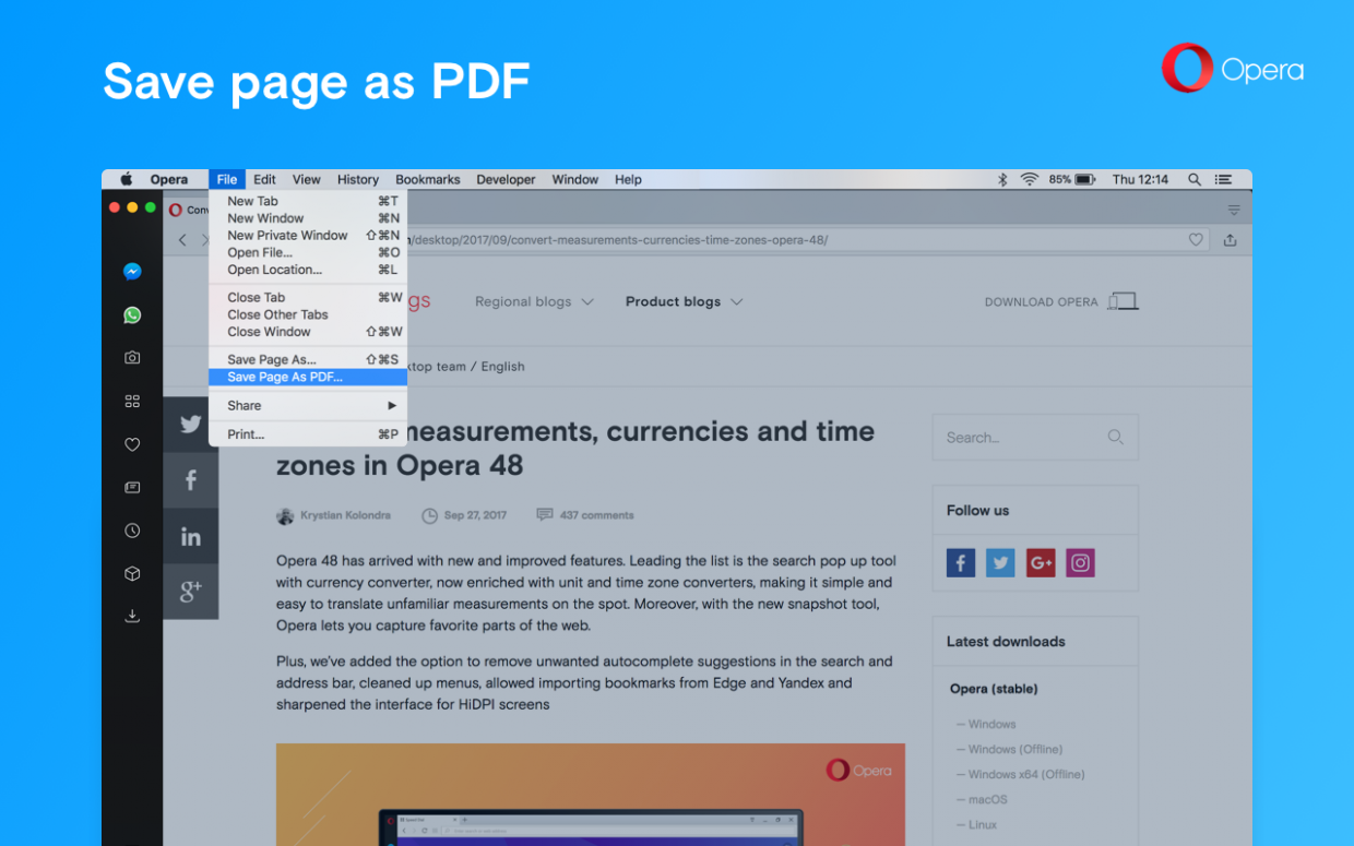 New year, new browser. Opera 50 introduces anti-Bitcoin mining tool ...