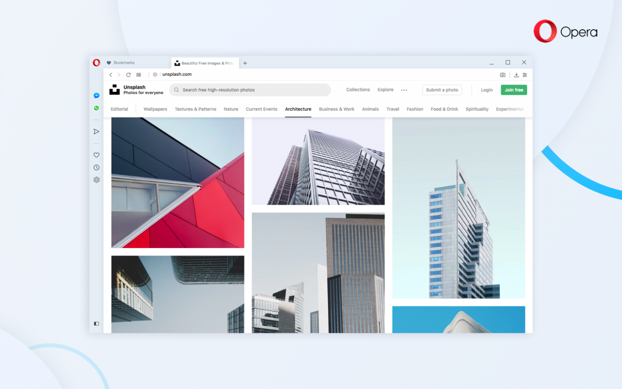 The Opera R3 browser (R3) developer with new design and Crypto Wallet