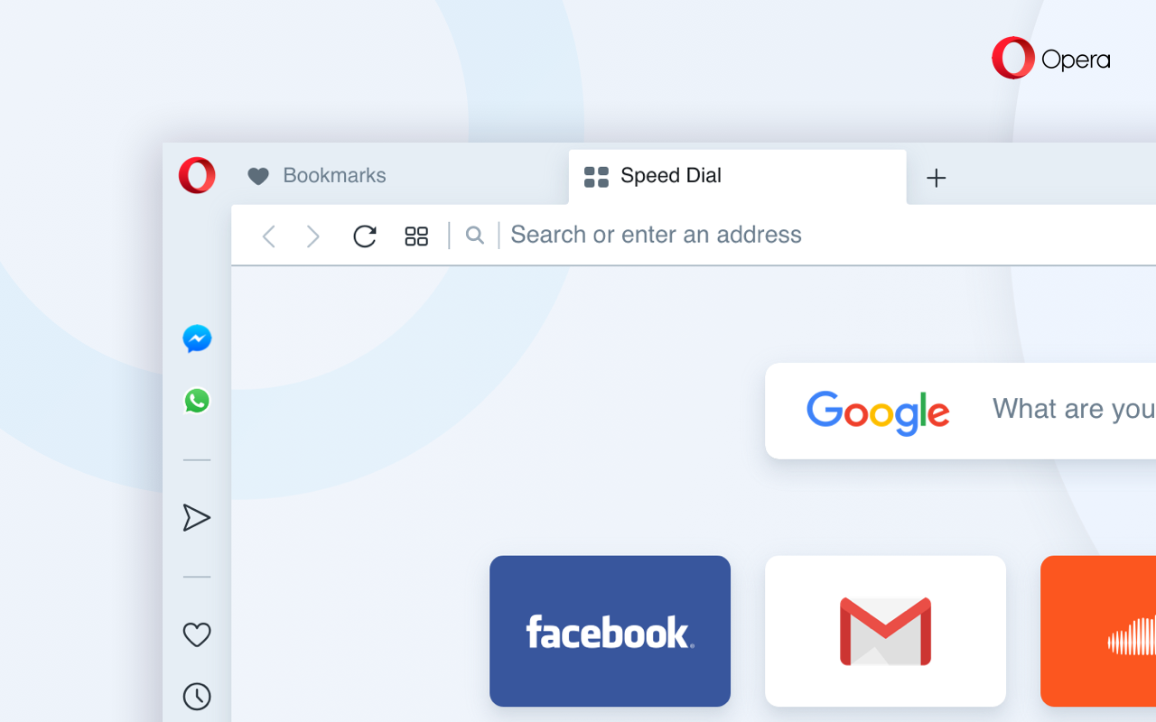 The Opera R3 browser (R3) developer with new design and Crypto Wallet