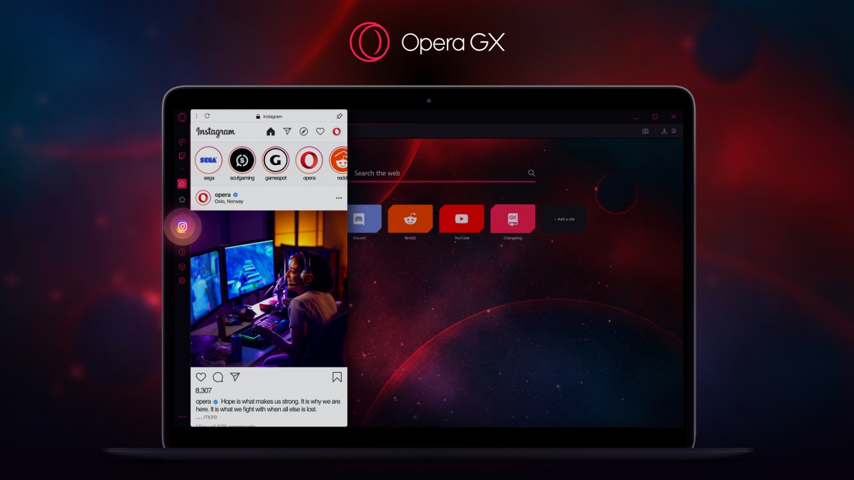Opera GX gets Instagram, Workspaces and other unique Opera features ...