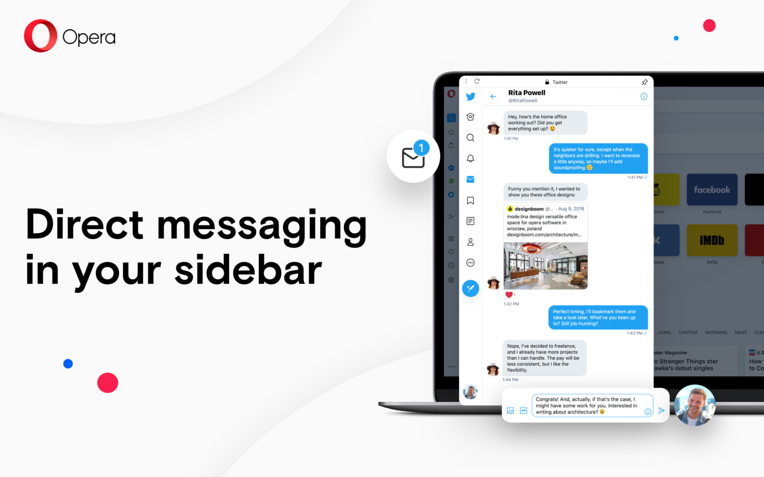Opera 69 comes with built-in Twitter - Blog | Opera Desktop