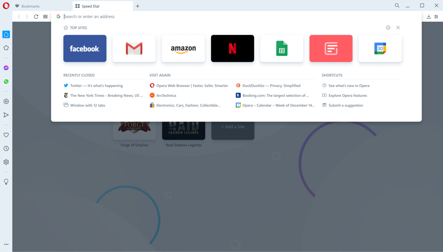 Help us create a better address bar experience - Blog | Opera Desktop