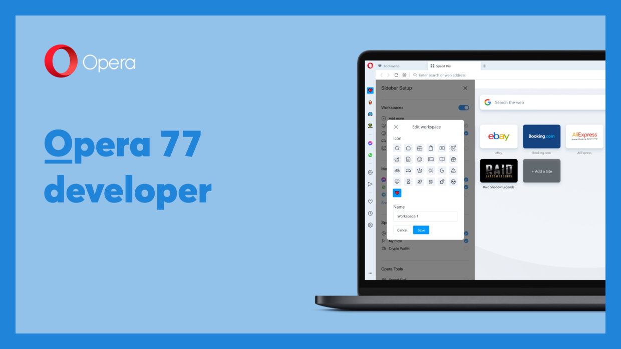 Opera 77.0.4046.0 developer update - Blog | Opera Desktop