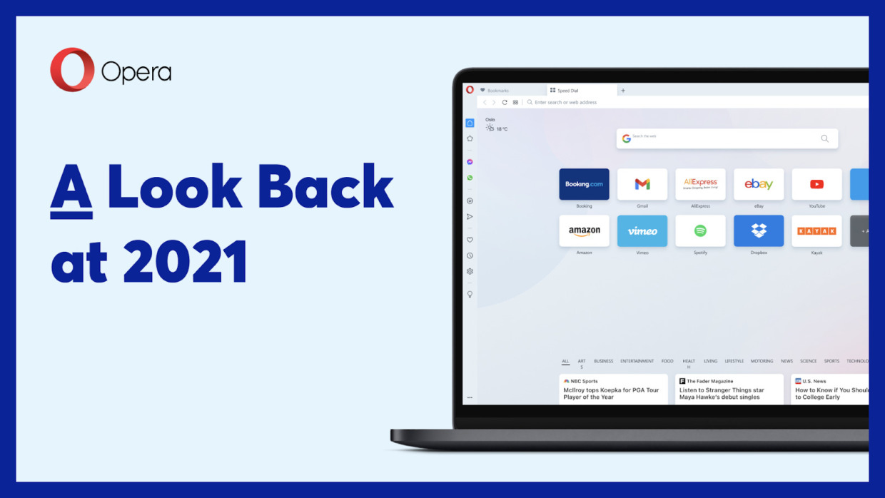 Let's take a look back at 2021 in Opera desktop - Blog | Opera Desktop