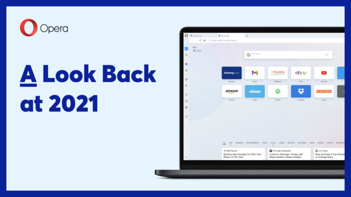 Let's take a look back at 2021 in Opera desktop - Blog | Opera Desktop