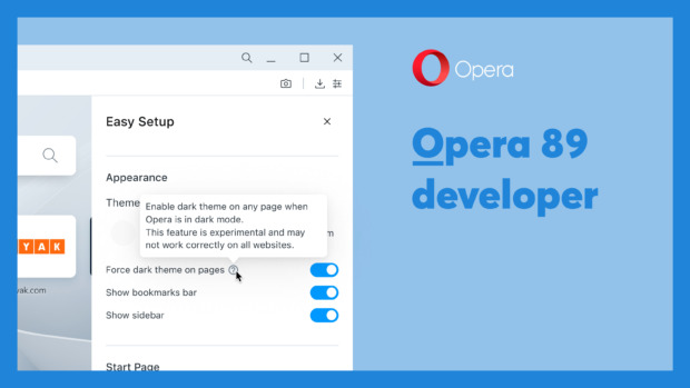 Opera 89.0.4436.0 developer update - Blog | Opera Desktop