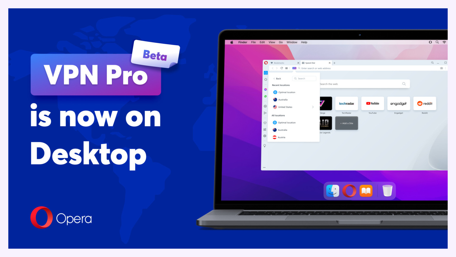 Device-wide Opera VPN Pro now available in beta version of Opera ...