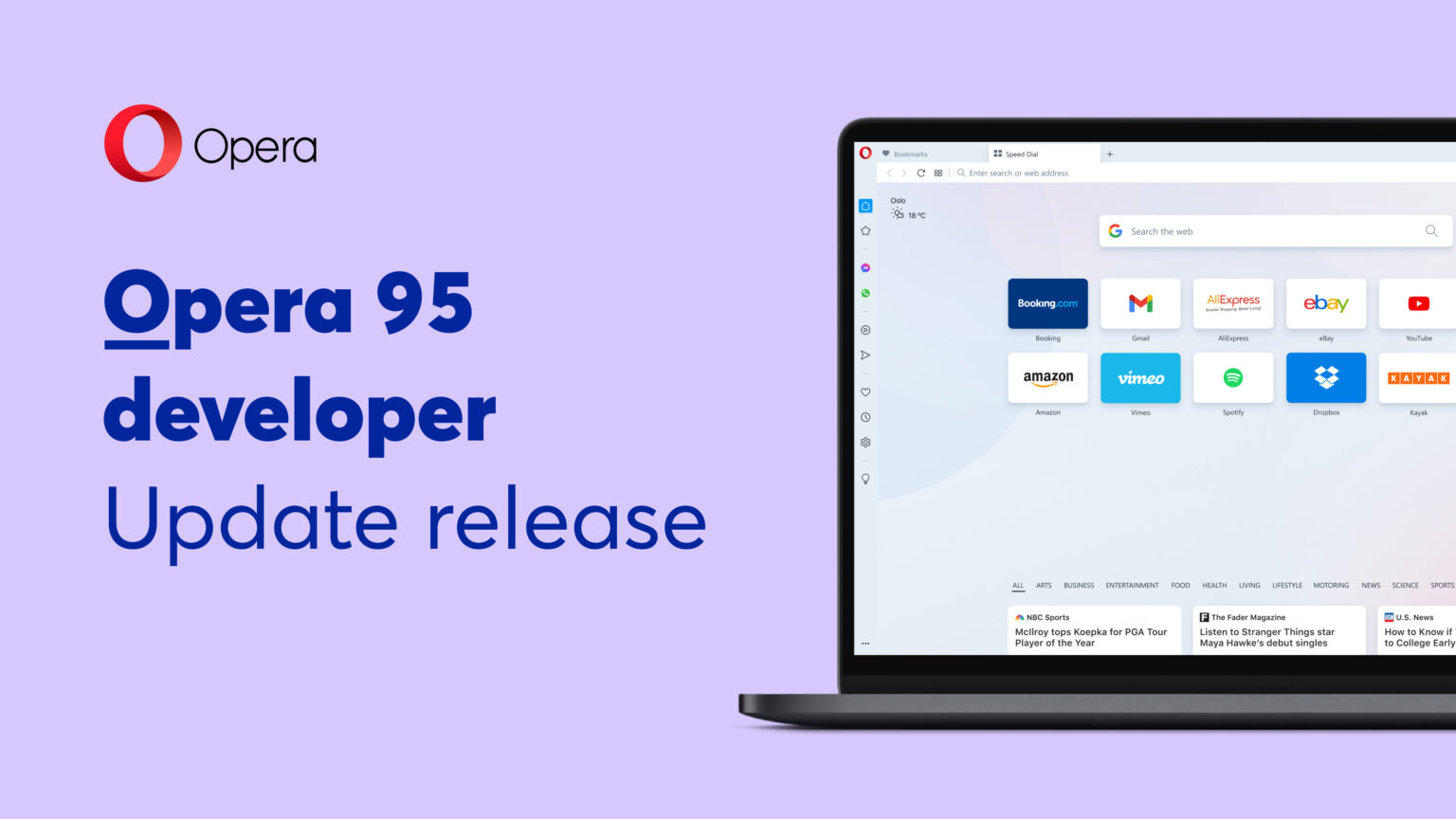 Opera 95.0.4618.0 developer update - Blog | Opera Desktop