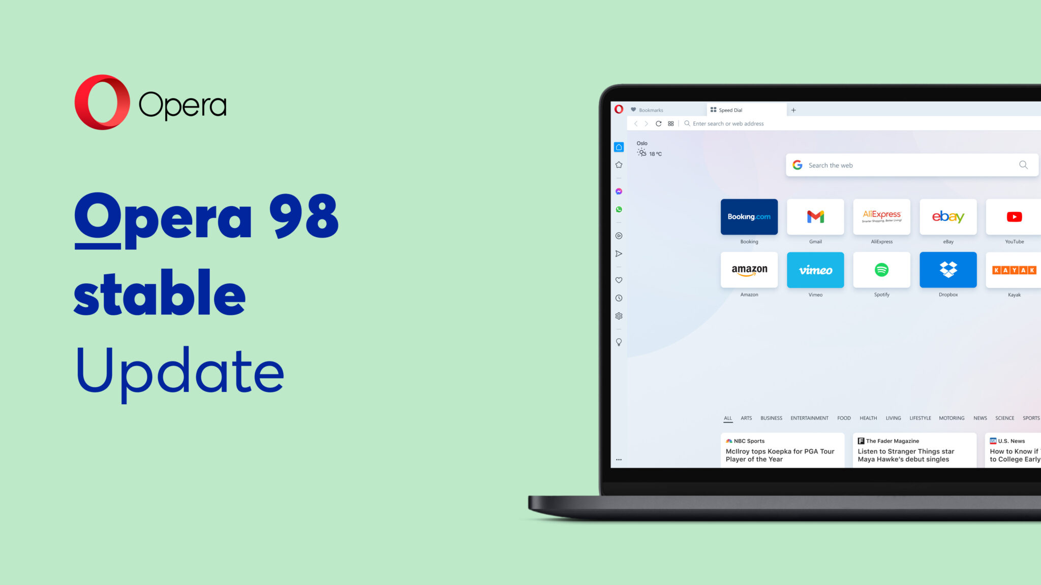 Opera 98 Stable update - Blog | Opera Desktop