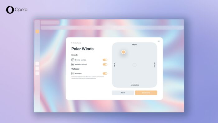 Opera One R2 introduces dynamic Themes - Blog | Opera Desktop