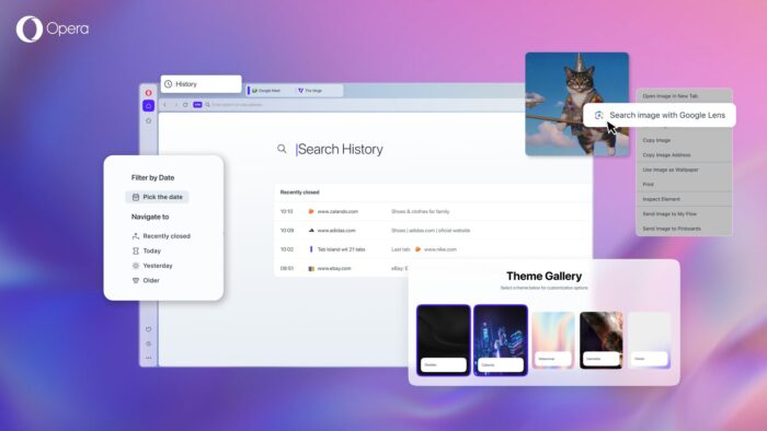Opera Update: New History and Themes - Blog | Opera Desktop