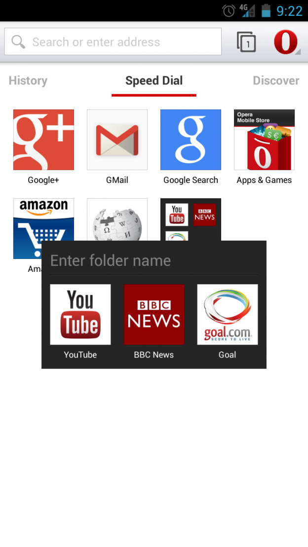 Opera for Android: comfortable browsing