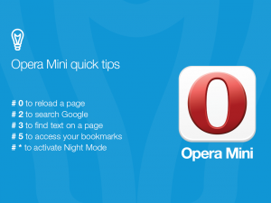 New Opera Mini for Java and BlackBerry