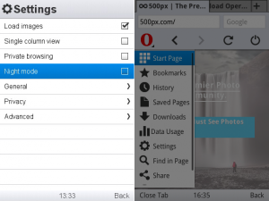 New Opera Mini for Java and BlackBerry