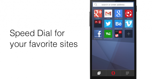 Opera Mini is here for your Windows Phone!