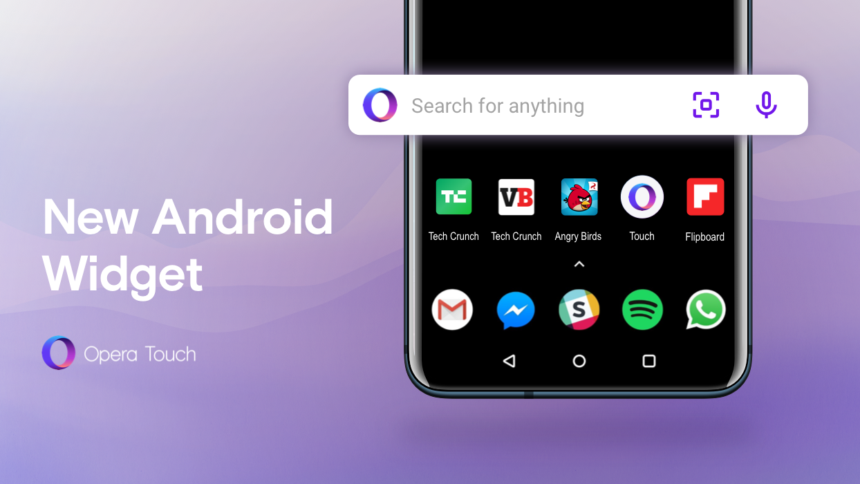Opera Touch: a new search widget on Android and a way to secure your ...