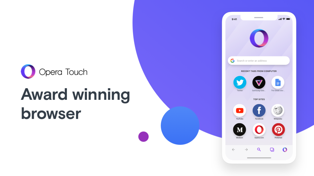 Opera Touch will replace Opera Mini on iOS - Blog | Opera Mobile