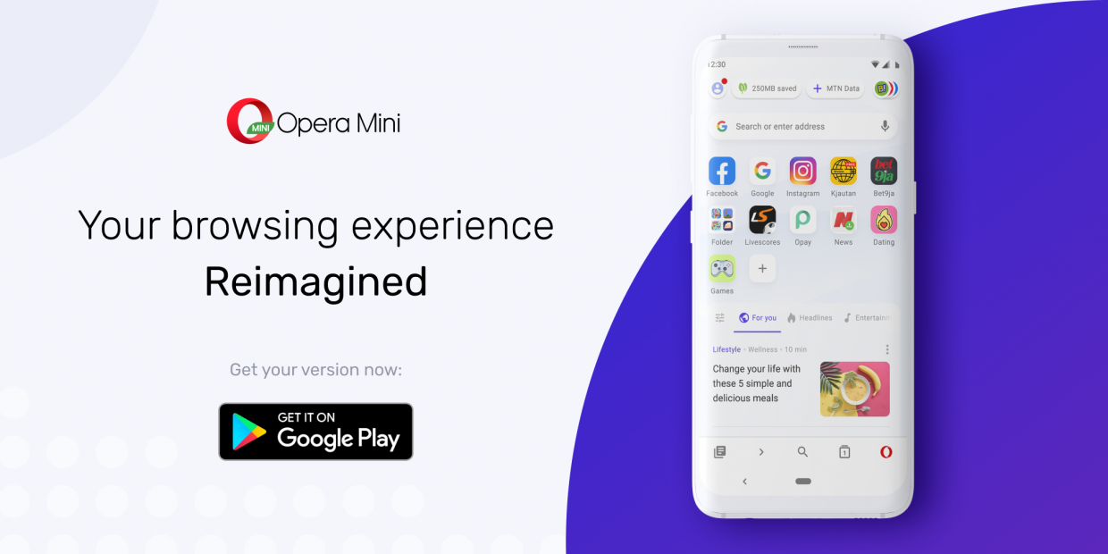 Opera Mini 50 gets fully revamped; mobile browsing never looked so good!
