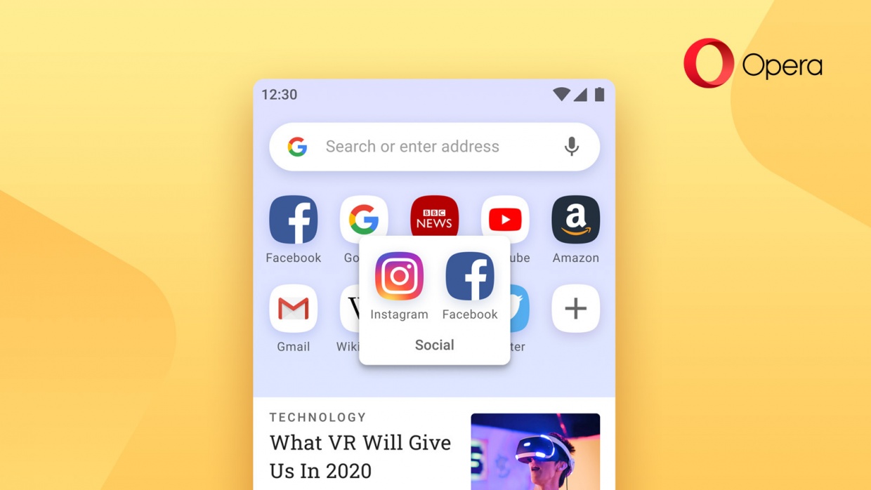 Opera for Android 58: Handle notifications easily and group Speed Dials ...