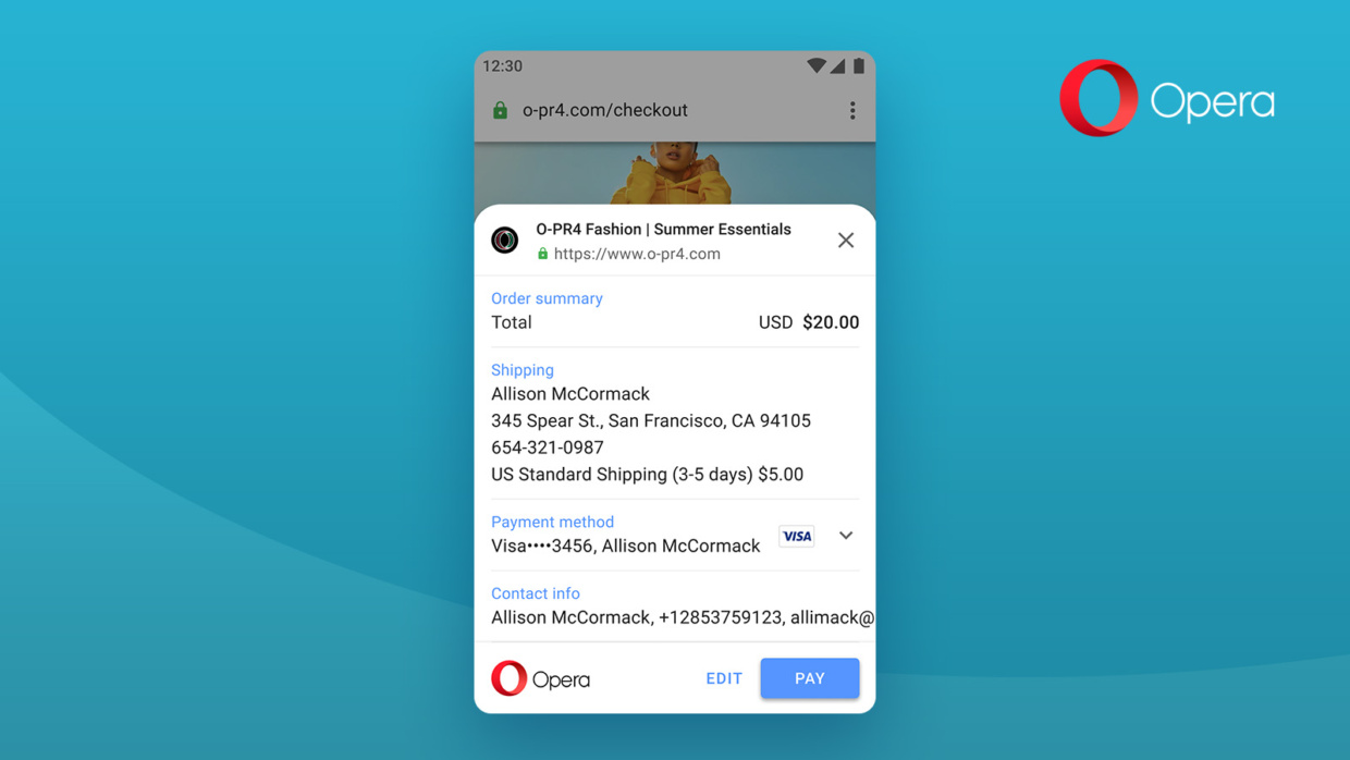 Opera for Android 59 takes a leap forward in online payments with new ...