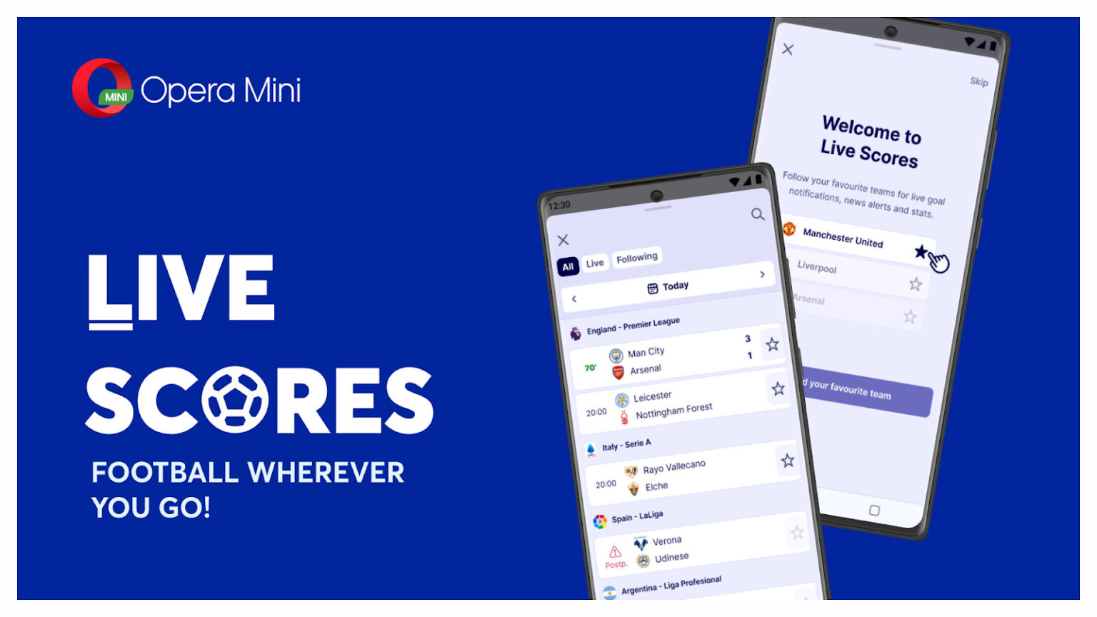Opera Mini brings football fans closer to the action with updated Live ...