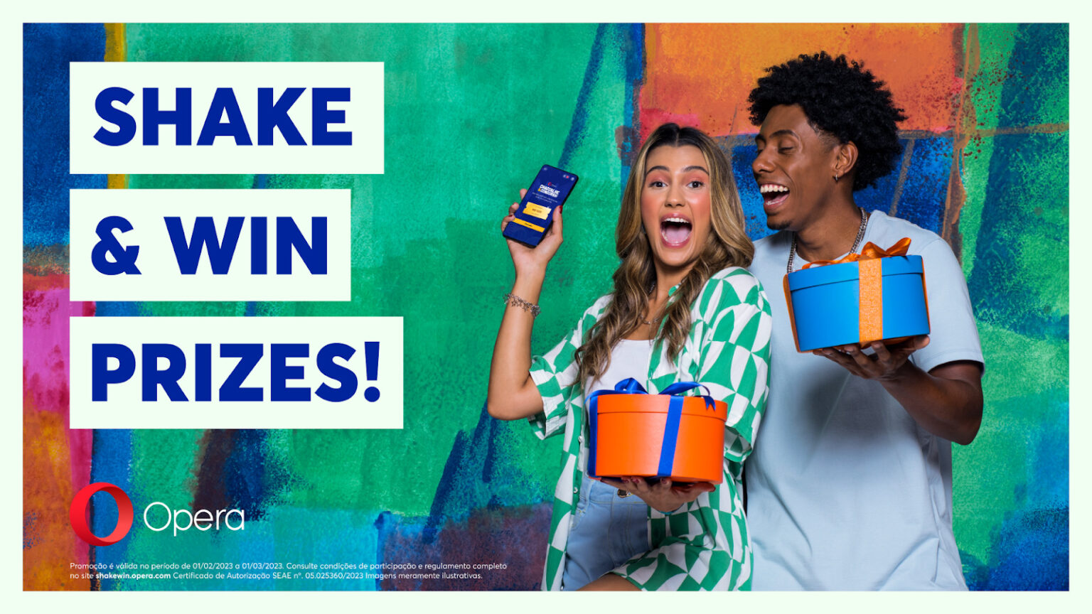 Opera launches “Shake and Win” campaign, offering users across Brazil the chance to win prizes ...