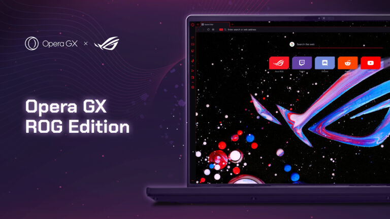 Opera and ASUS partner to create special ASUS ROG edition of Opera GX ...