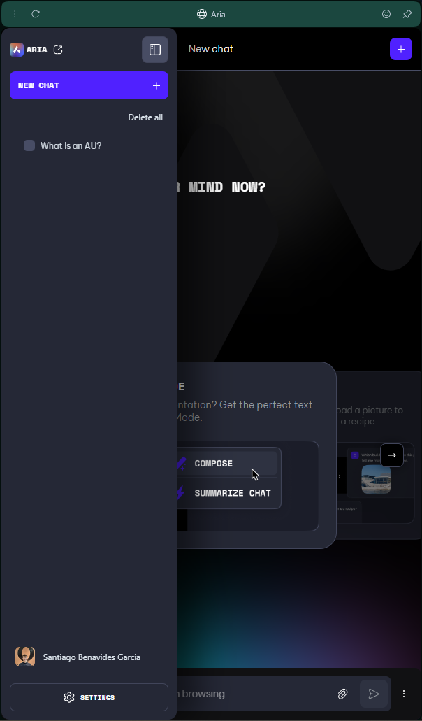 Aria AI in your Browser Tab - AI Feature Drop - Blog | Opera News
