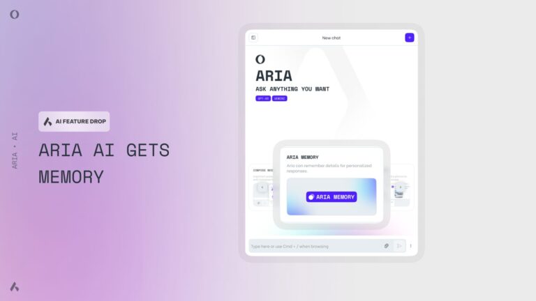 Opera unveils integrated browser AI: Aria - Blog | Opera News