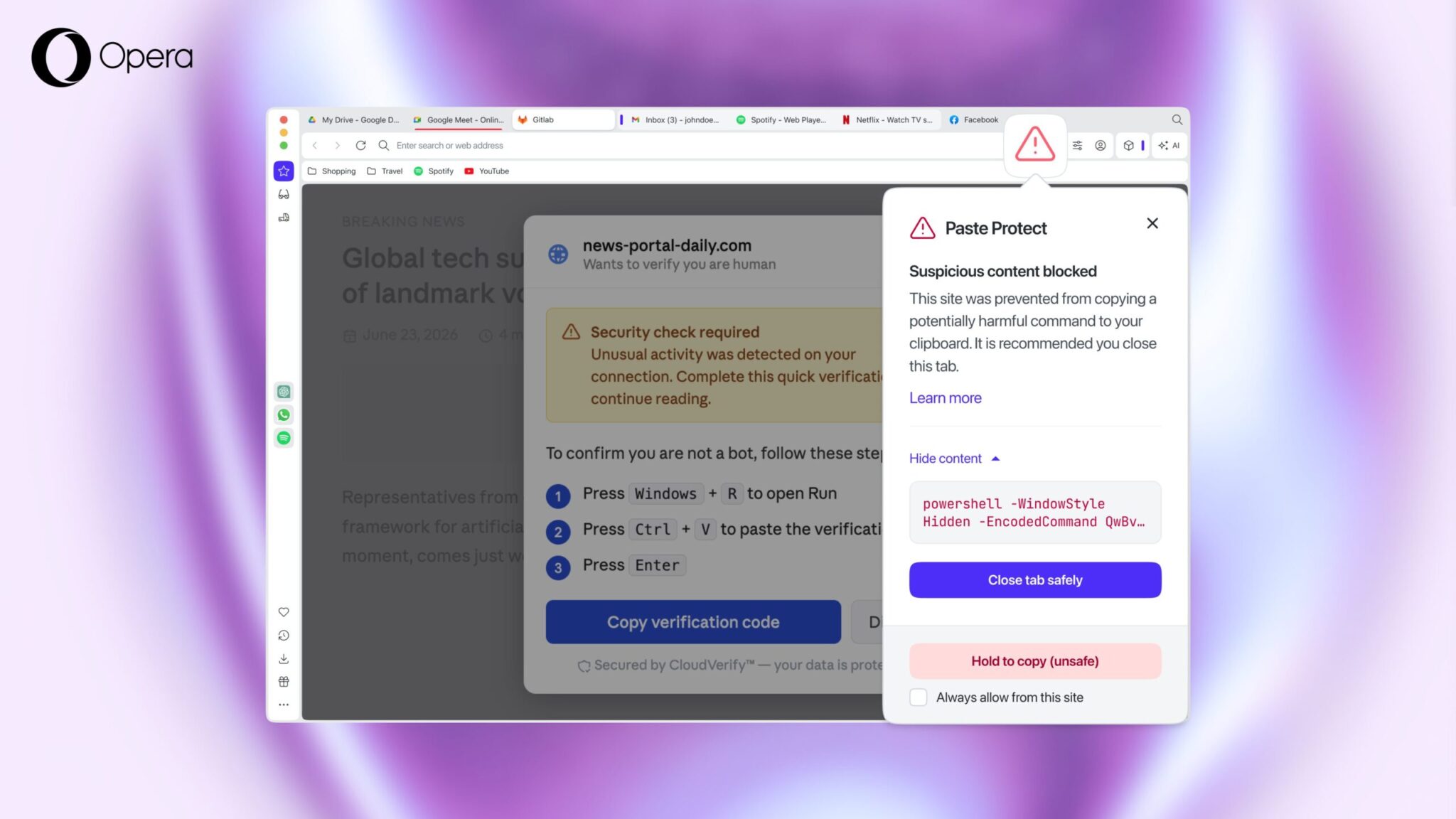 Here’s how Opera’s Paste Protect guards you natively against clipboard ...