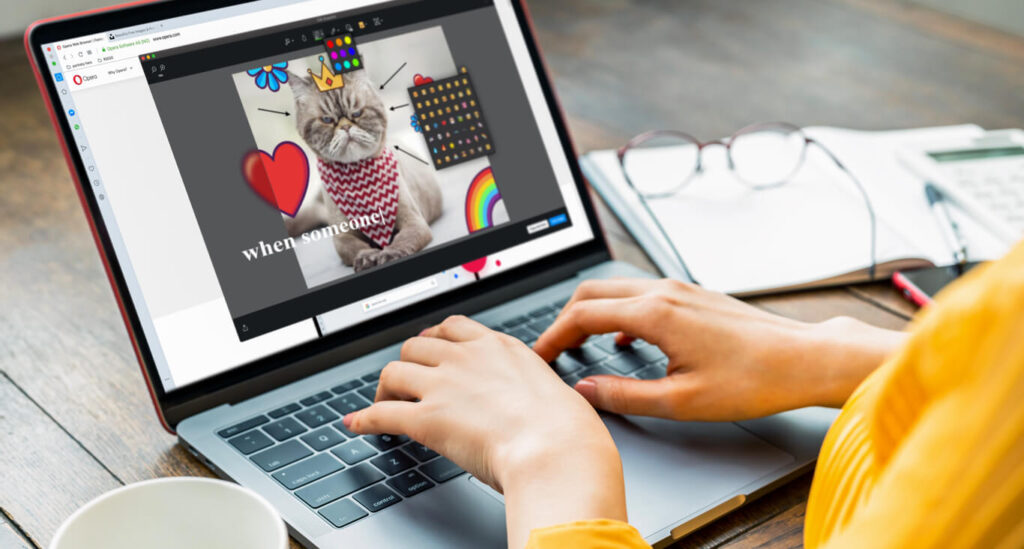 How to make memes with Opera Snapshot tool - Blog | Opera Tips & Tricks